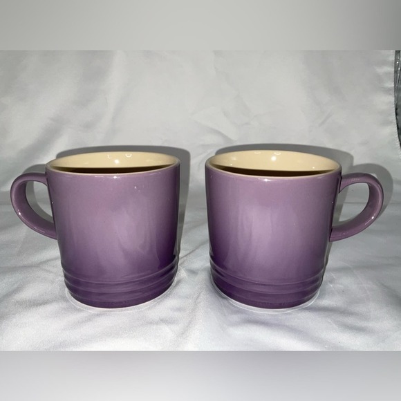 Le Creuset | Dining | New Le Creuset Ultra Violet Purple Stoneware Mugs ...